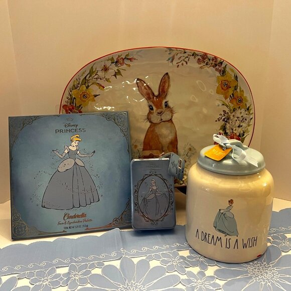 Rae Dunn and Disney | Accessories | Cinderella Threepiece Easter Bundle ...